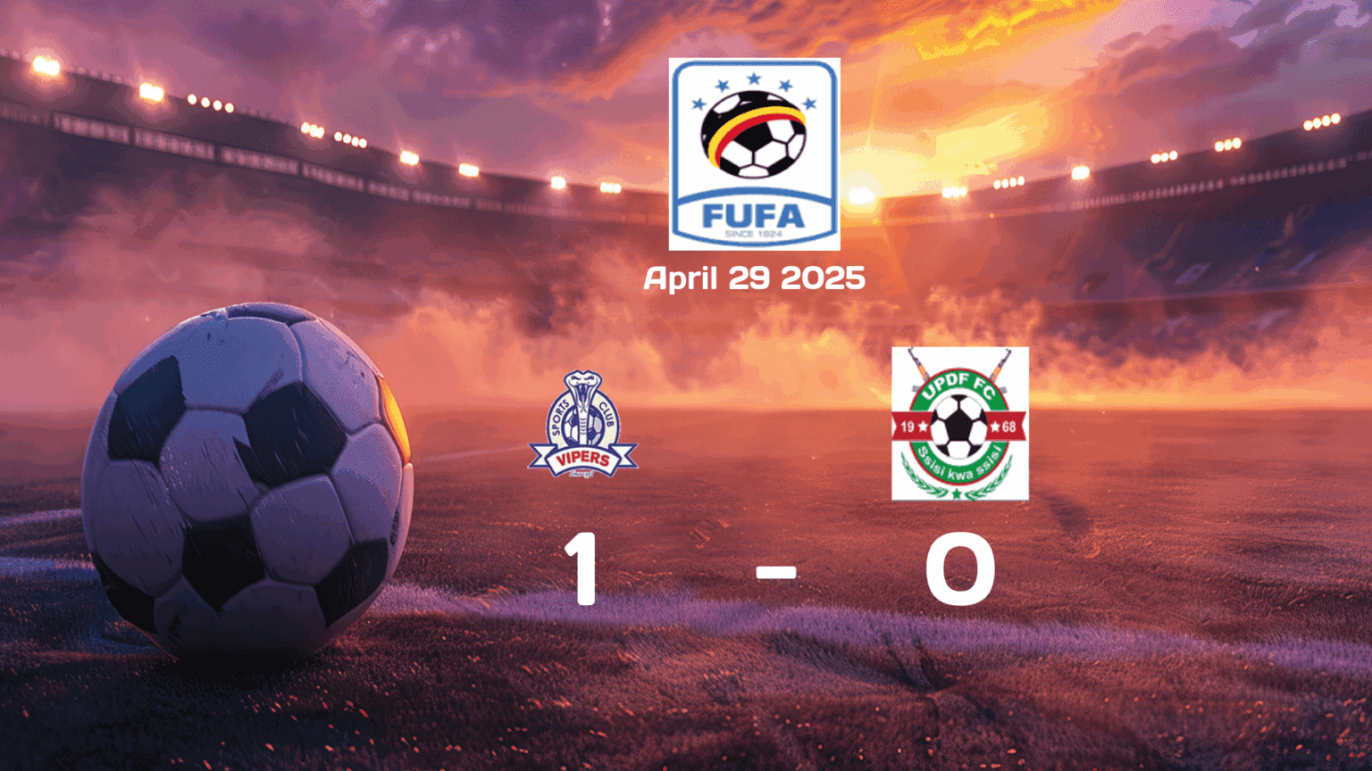 Vipers vs UPDF 1-0: Exciting Match Results in Vipers Victory in English ...