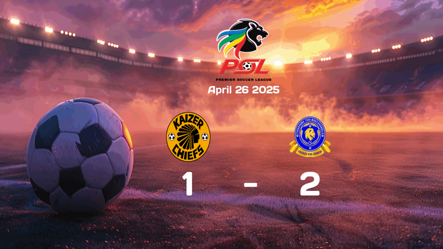 Kaizer Chiefs vs Marumo Gallants 1:2 Result in Premier Soccer League ...
