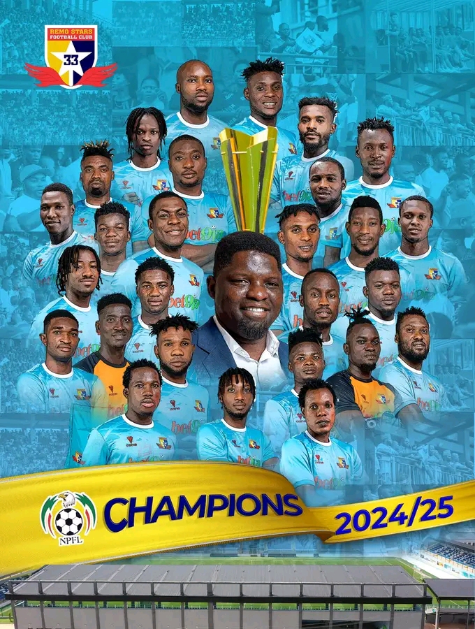 NIGERIA: Remo Stars to lift NPFL trophy in Ikenne as champions ...