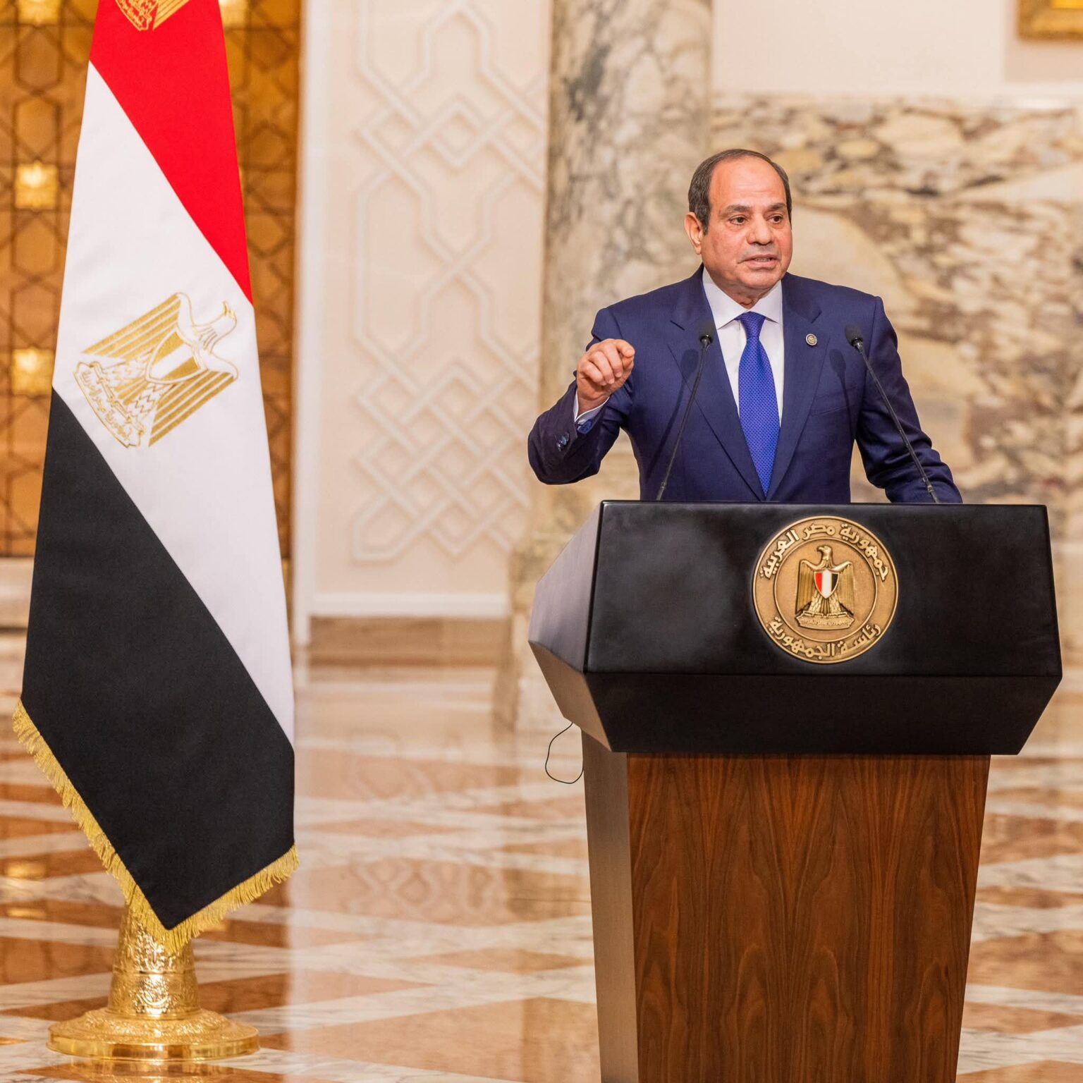 Egypt President Abdel Fattah El-Sisi hails Pyramids FC's CAF Champions ...