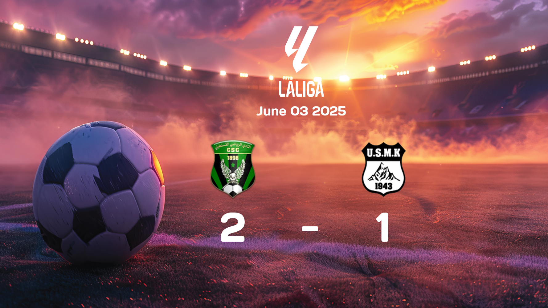 CS Constantine vs Khenchela 2-1: Exciting Match Ends in Victory for CS ...