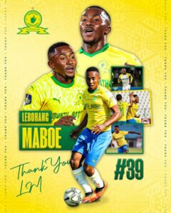 Mamelodi Sundowns announce departure of midfielder Lebohang Maboe after ...