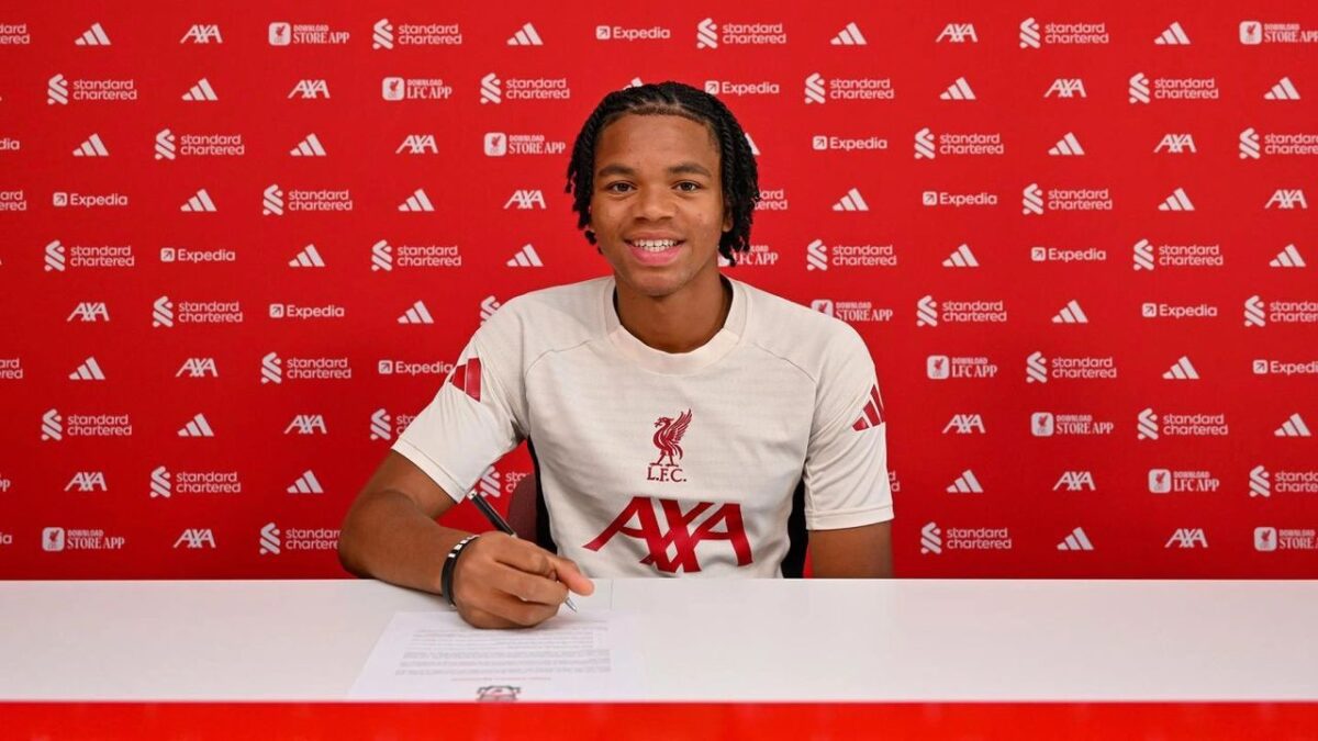 English-Nigerian prospect Rio Ngumoha signs new deal at Liverpool