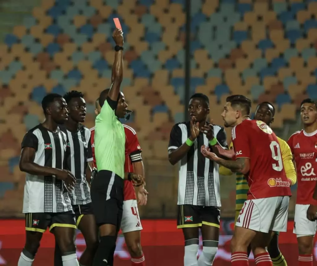 CAF Champions League: Al Ahly challenges Nejc Gradisar red card after ...