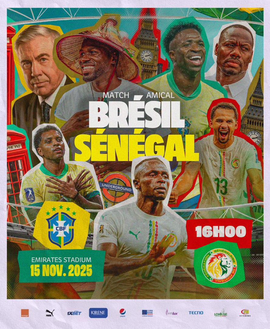 Senegal set to face Brazil in London friendly ahead of 2025 AFCON ...