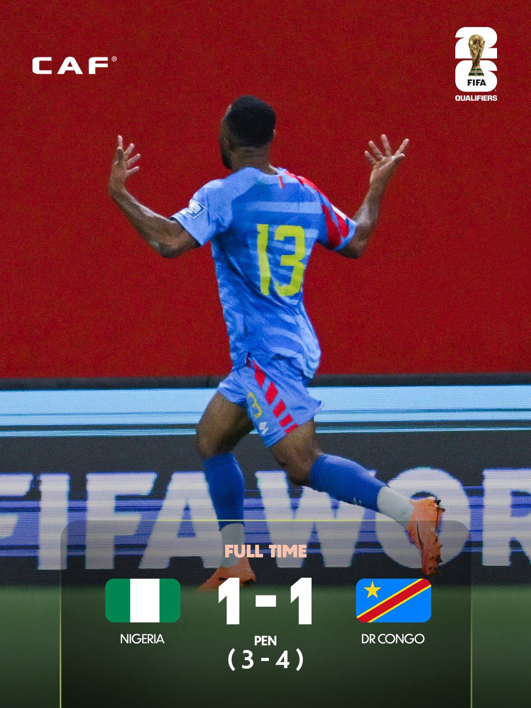 2026 WC Qualifiers: D.R Congo defeat Nigeria 4-3 on penalties to book ...