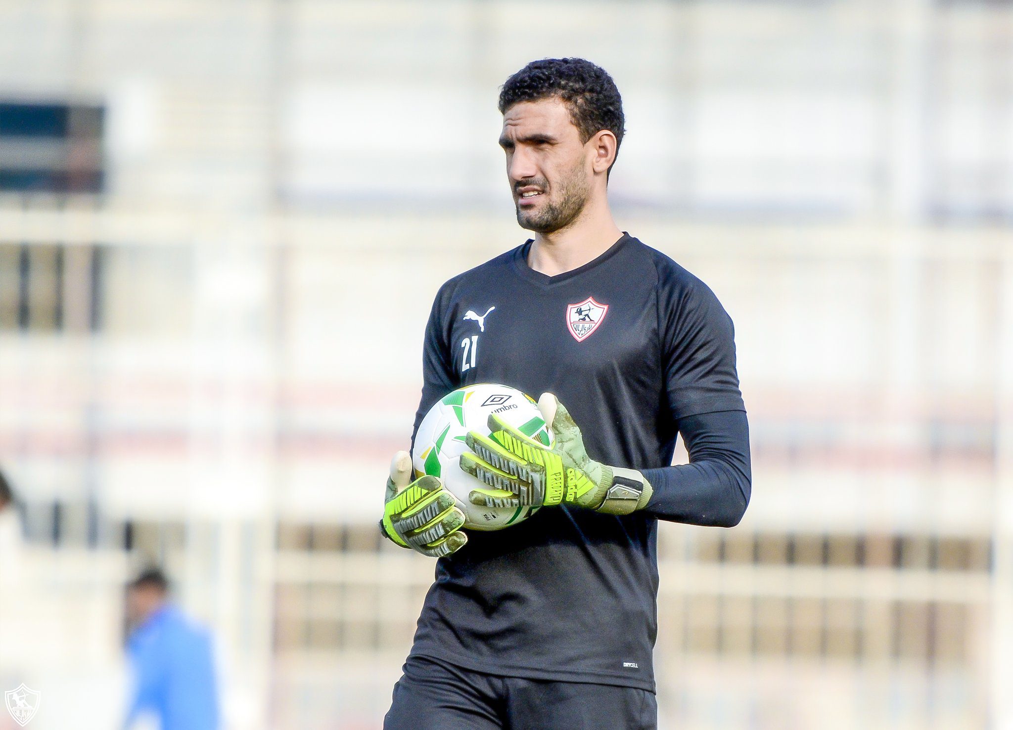 Mohamed Awad guards Zamalek’s goal in crucial clash against Pyramids ...