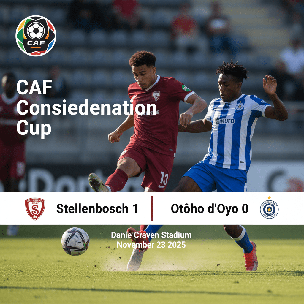 Stellenbosch vs Otôho dOyo: CAF Confederation Cup Match Ends in 1-0 ...