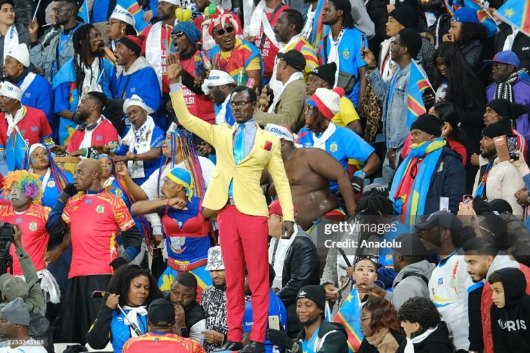 DR Congo statue fan steals the spotlight at AFCON 2025