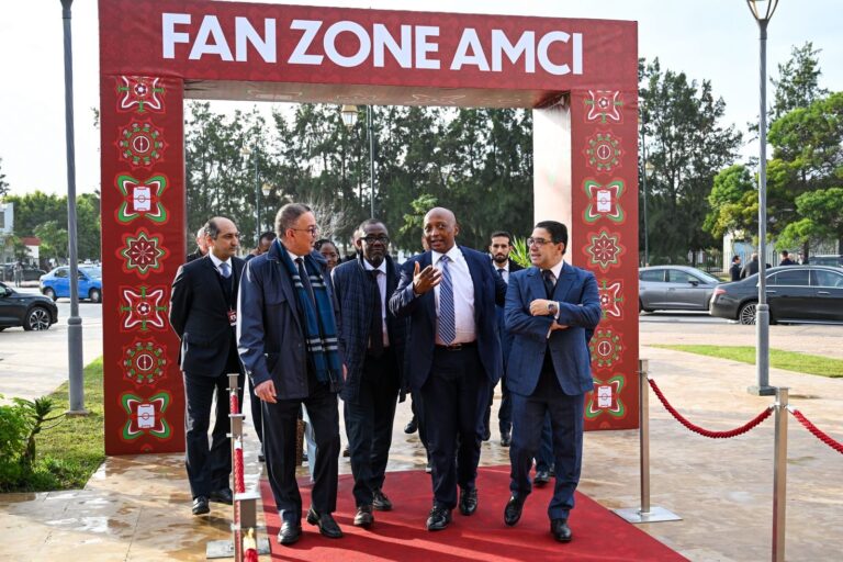 CAF chief Patrice Motsepe leads AFCON 2025 Fan Zone unveiling in Rabat