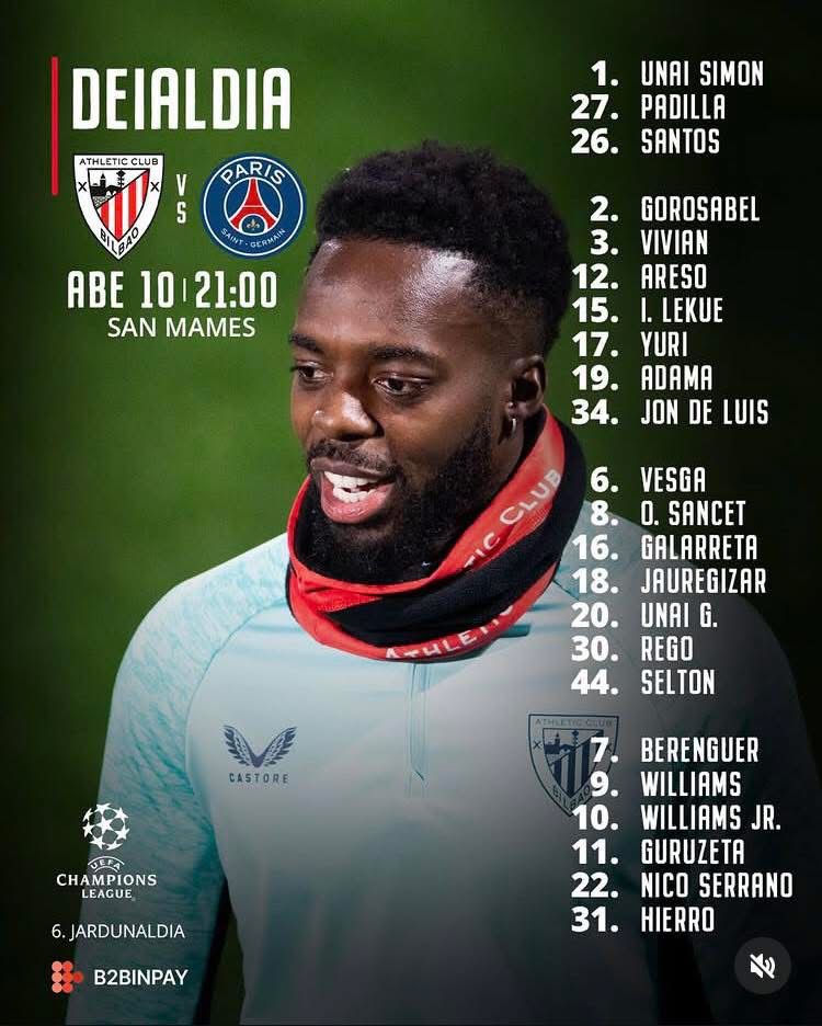 Ghana forward Inaki Williams returns from injury to face Paris Saint ...