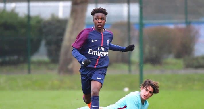 PSG: Arthur Zagre scores his first professional goal - AfricaSoccer.com
