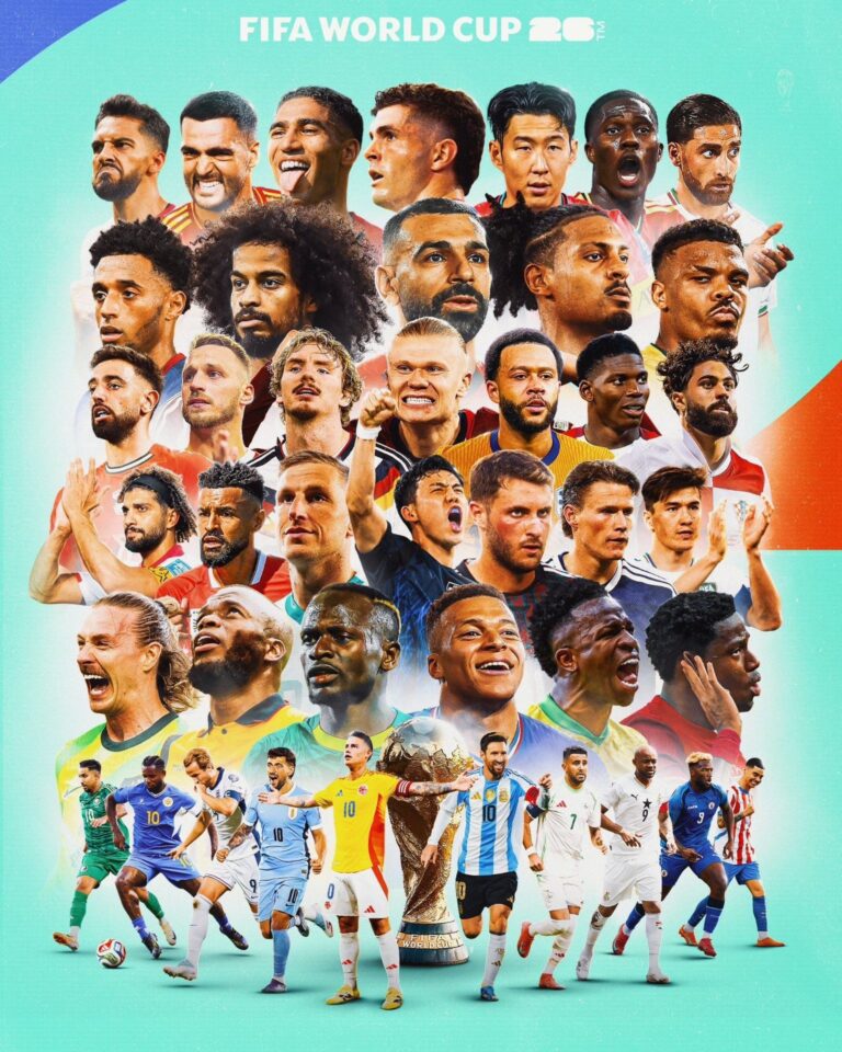 Africa prominently featured on official 2026 World Cup poster