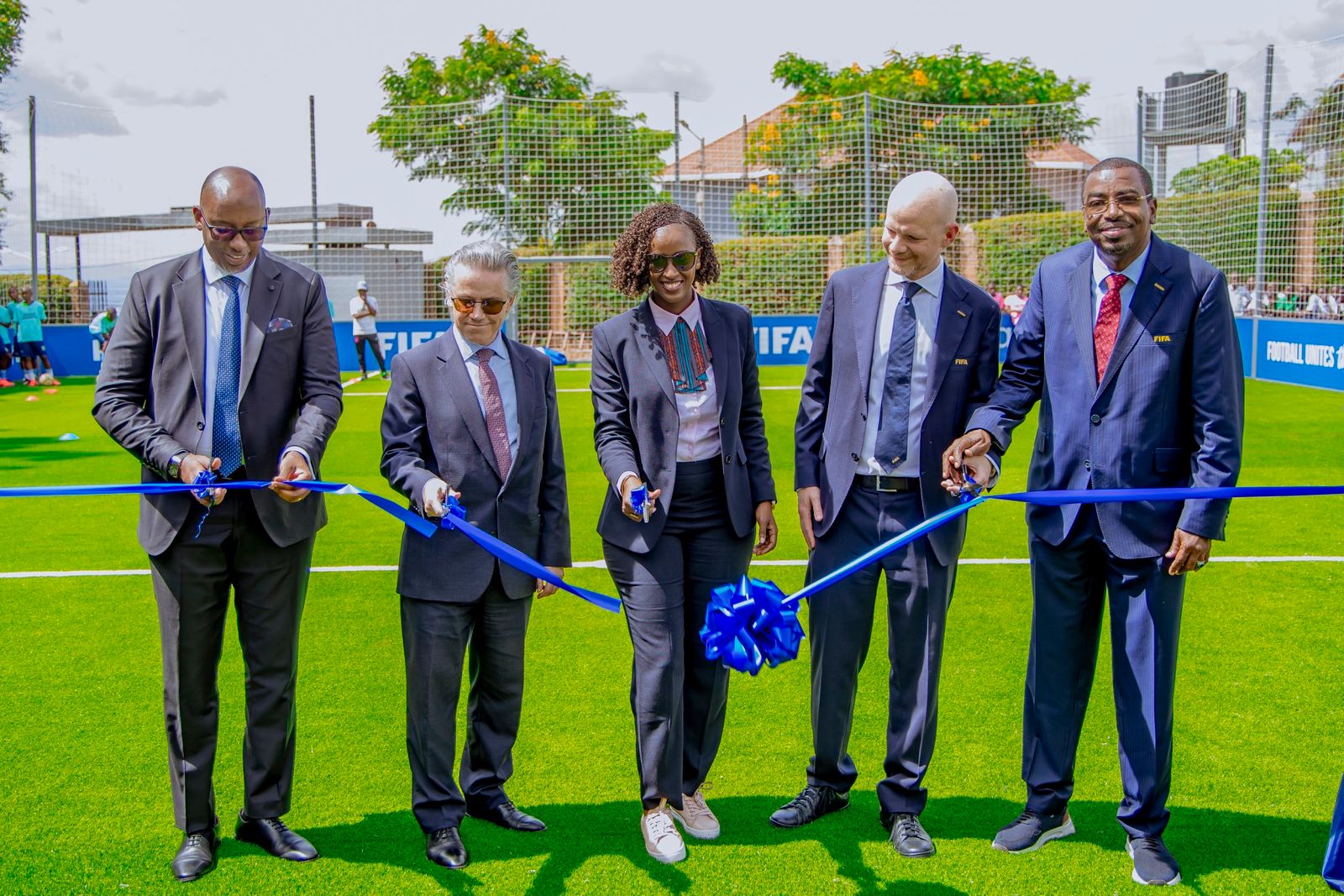 Rwanda inaugurates FIFA Arena pitch in Kigali