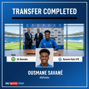 Ousmane Savané: French attacking midfielder linked with Dynamo Kyiv U19 ...