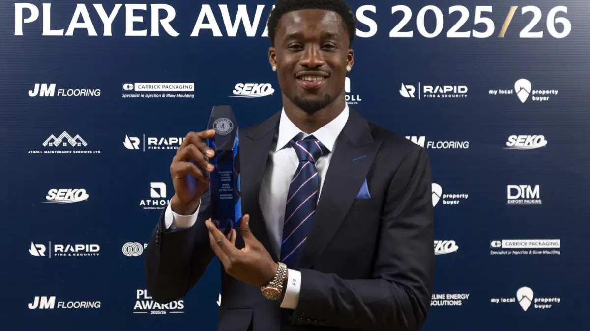 Nigeria defender Emmanuel Fernandez crowned Rangers Player of the Year