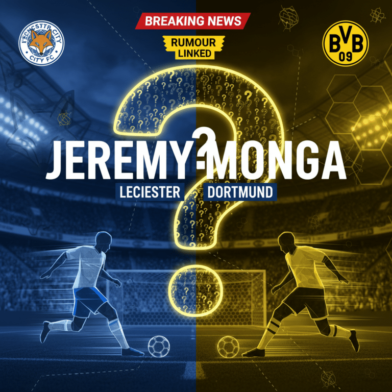 Jeremy Monga: Dortmund monitor €10m Leicester winger amid contract ...