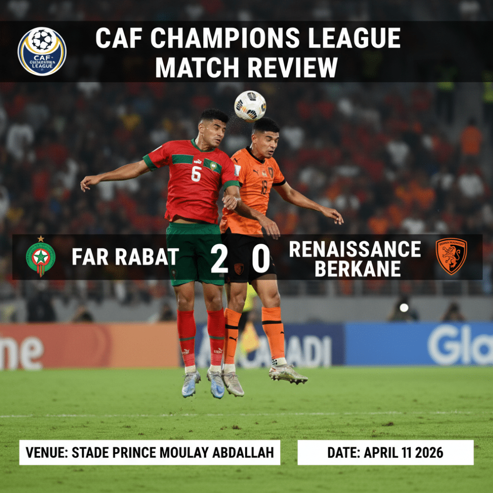 FAR Rabat 2–0 Renaissance Berkane: Louadni Inspires Hosts Into CAF ...