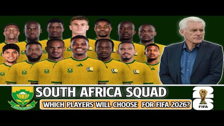South Africa rely heavily on home-based players in 2026 World Cup squad