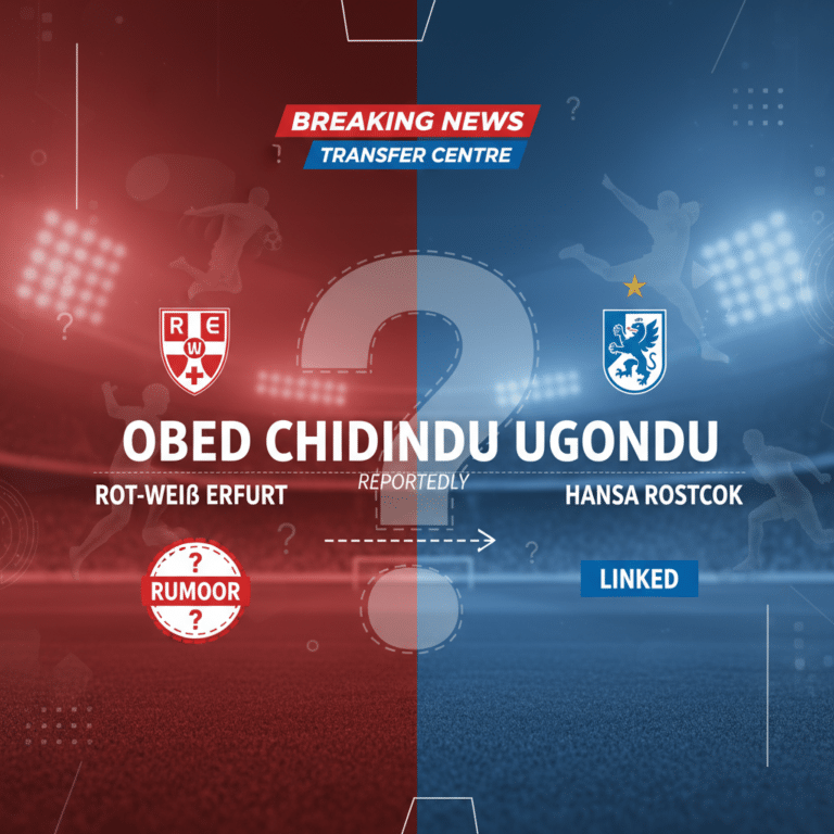 Hansa Rostock eye Rot-Weiß Erfurt striker Obed Chidindu Ugondu in €175k ...