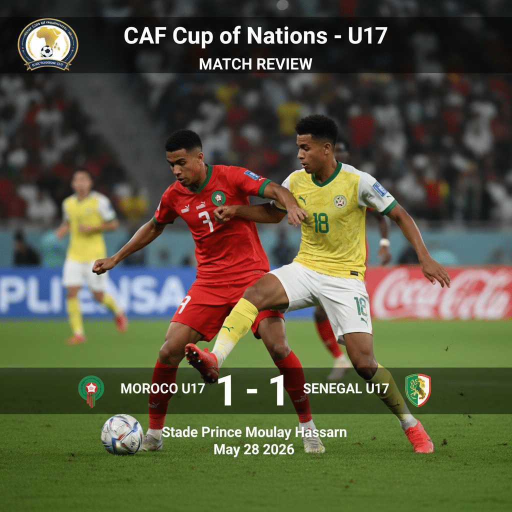 Morocco U17 1–1 Senegal U17: Young Lions Hold Nerves to Reach CAF U17 ...