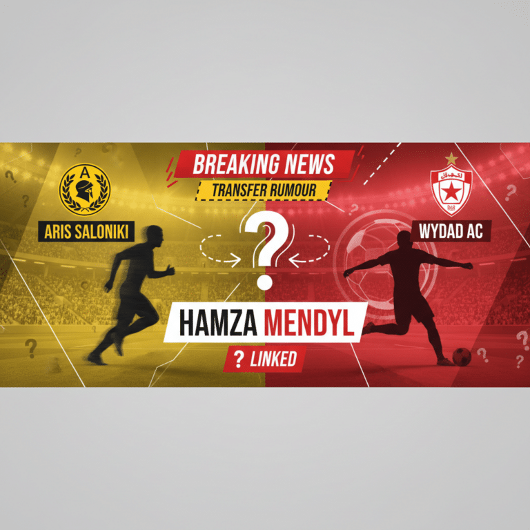 Hamza Mendyl: Wydad AC linked with move for Aris left-back