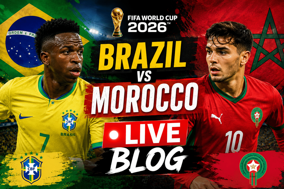 Brazil vs Morocco LIVE: FIFA World Cup 2026 commentary