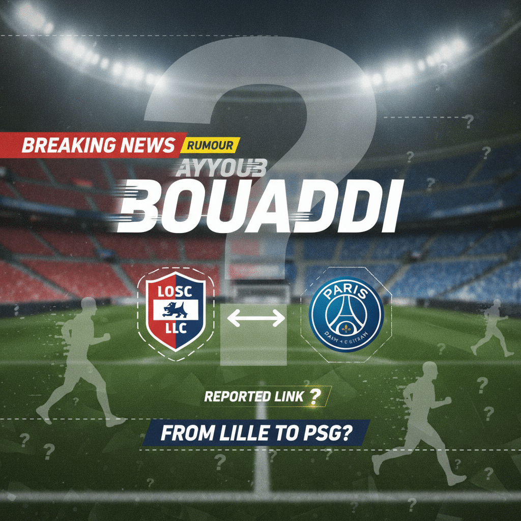 PSG eye Lille’s Franco-Moroccan teenager Ayyoub Bouaddi in €50m ...