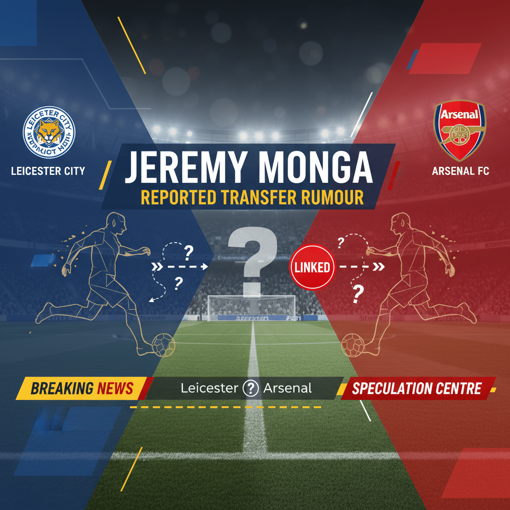 Arsenal monitor Leicester teenager Jeremy Monga in €15m winger swoop