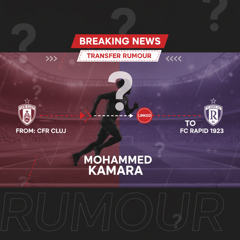 Mohammed Kamara: Rapid 1923 linked with move for CFR Cluj’s Liberia winger