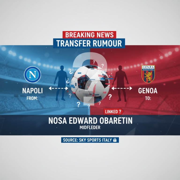 Nosa Edward Obaretin: Genoa eye move for Italy-Nigeria defender from Napoli