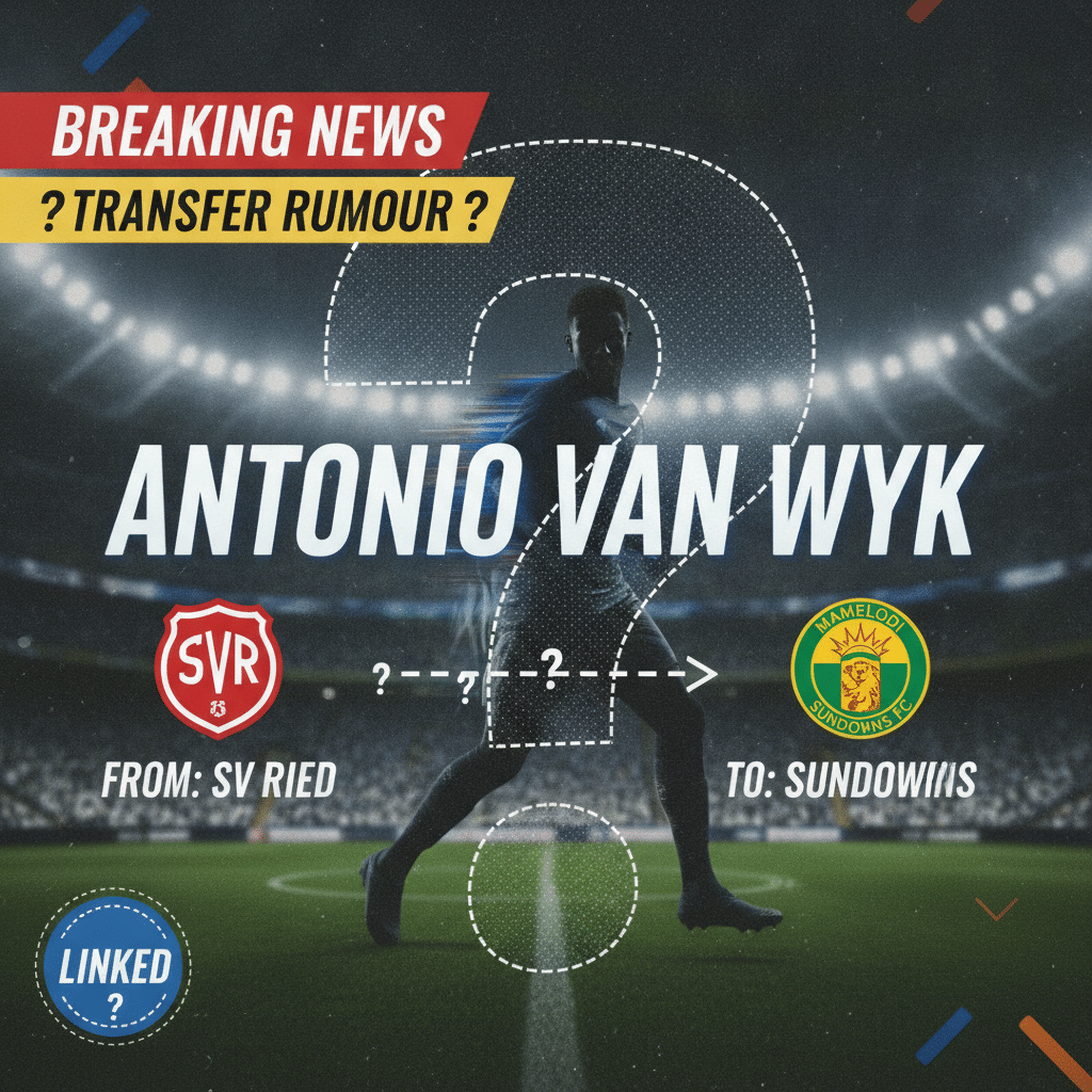 Antonio Van Wyk: Sundowns eye move for South African striker at SV Ried
